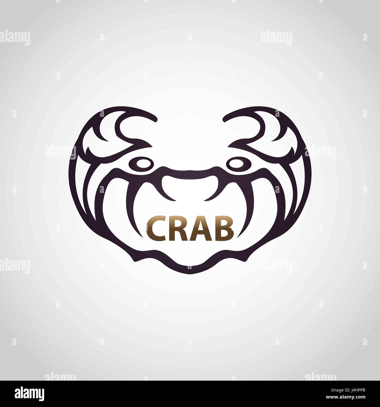 Crab logo vector icon design Stock Vector Image & Art - Alamy