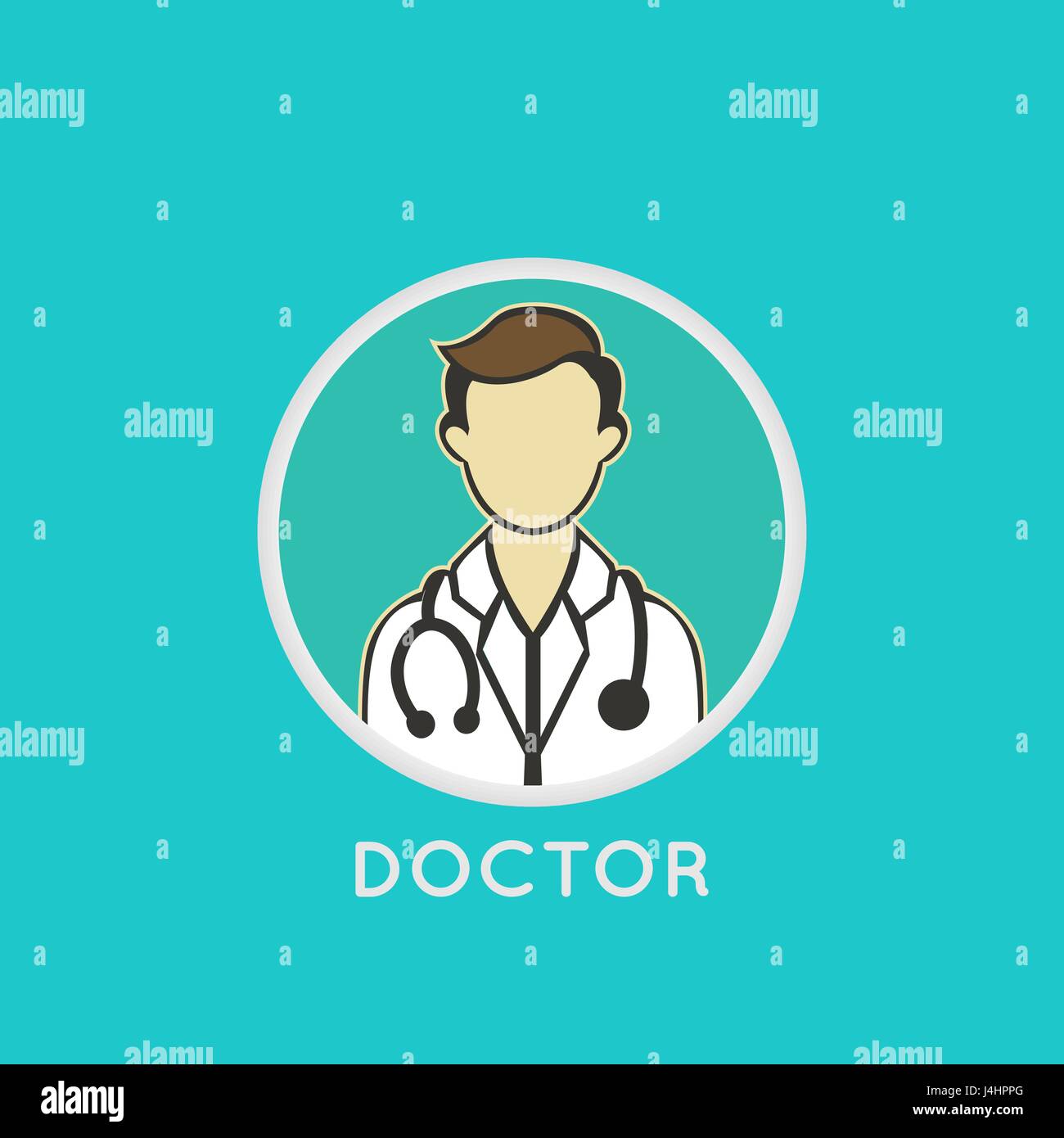 Doctor logo vector hi-res stock photography and images - Alamy