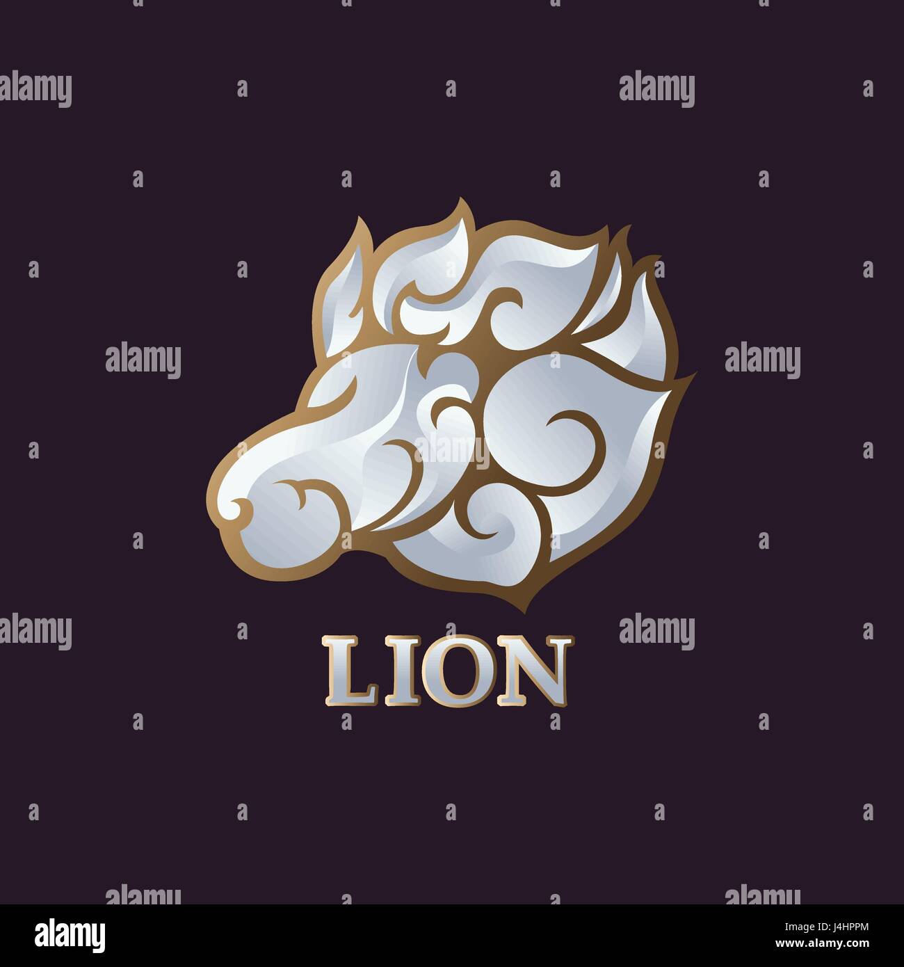 Lion logo vector icon design Stock Vector Image & Art - Alamy