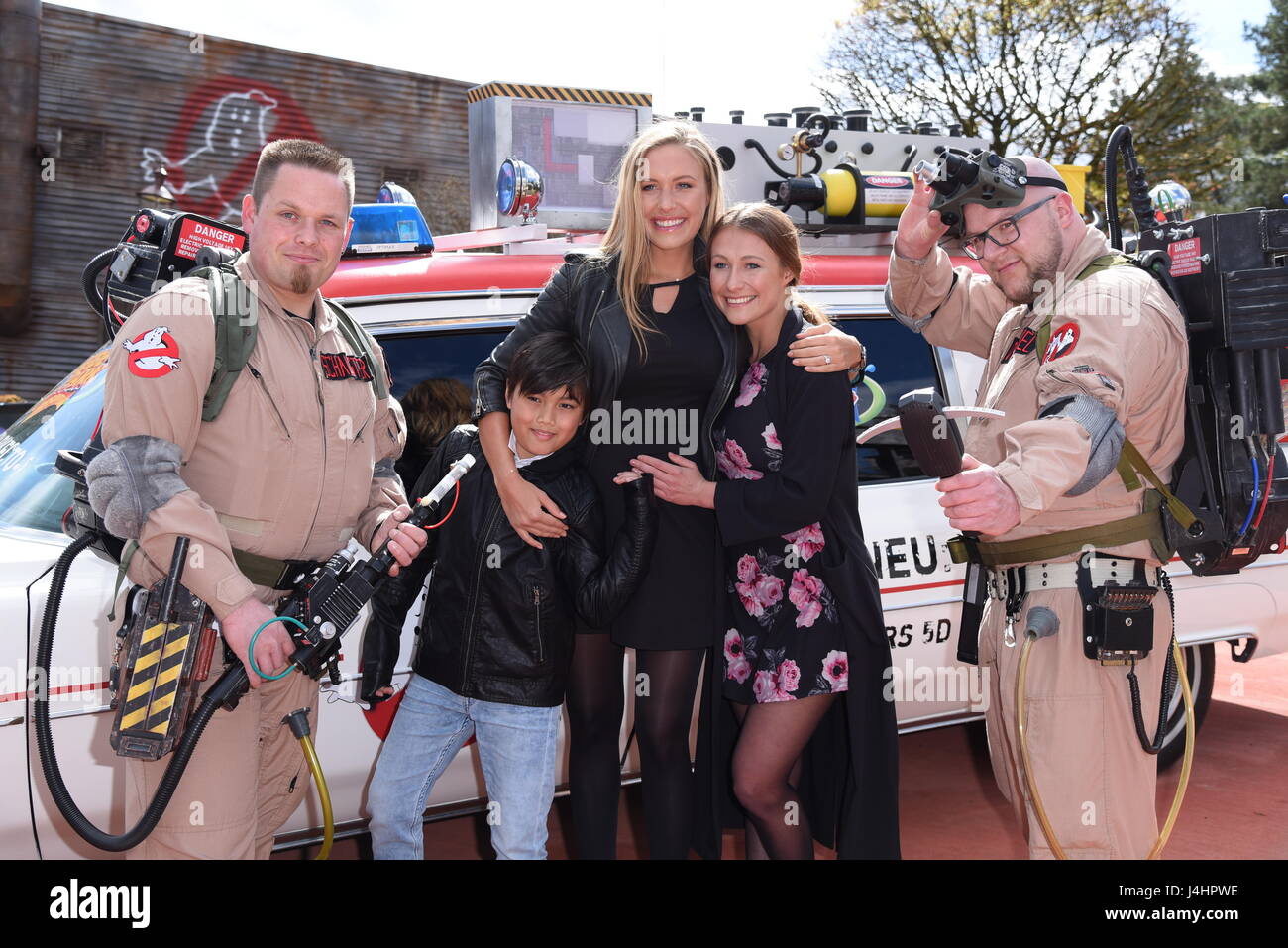 Unveiling of the new Heide Park attraction 'Ghostbusters 5D' at Heide ...