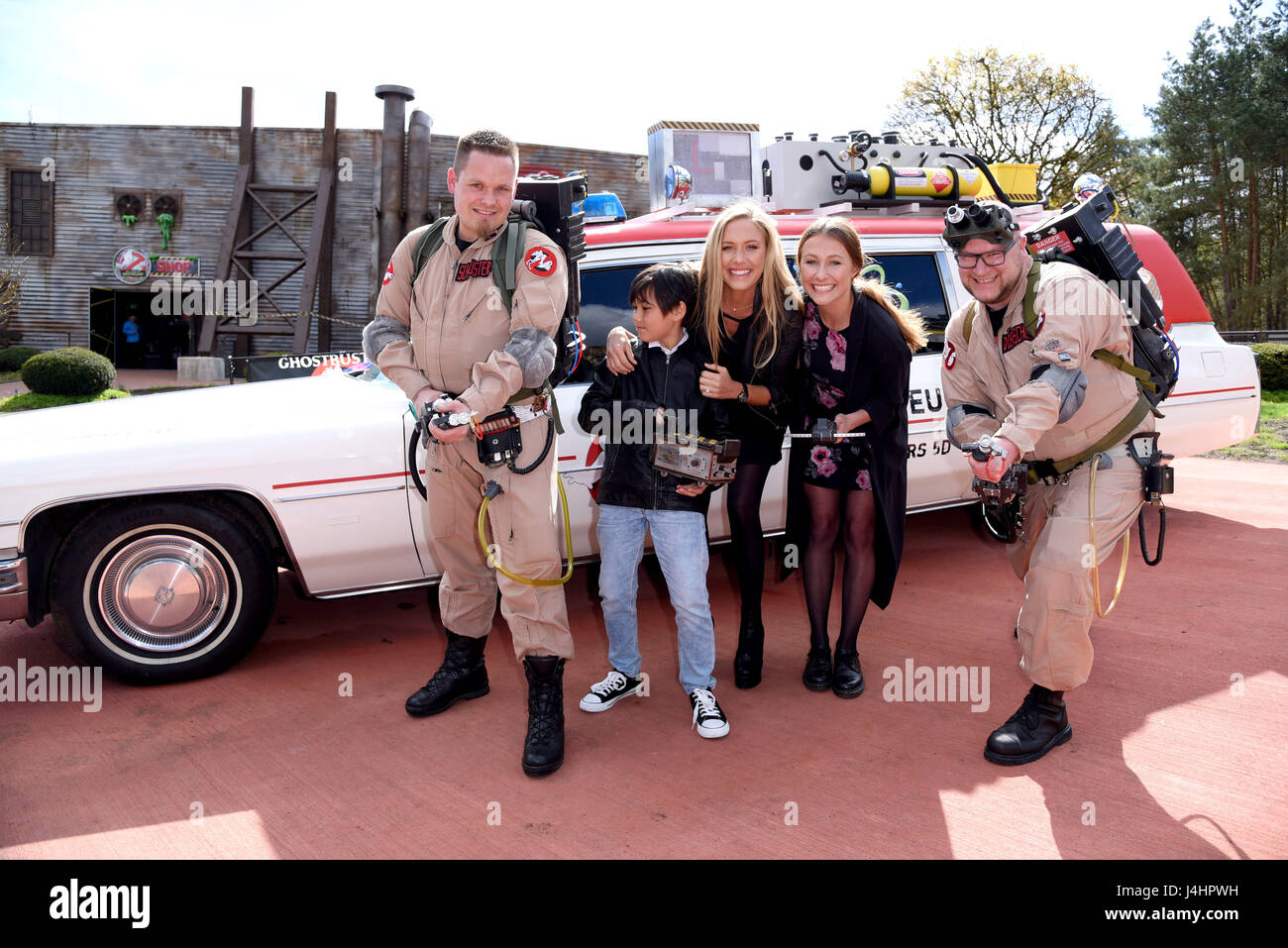 Unveiling of the new Heide Park attraction 'Ghostbusters 5D' at Heide ...