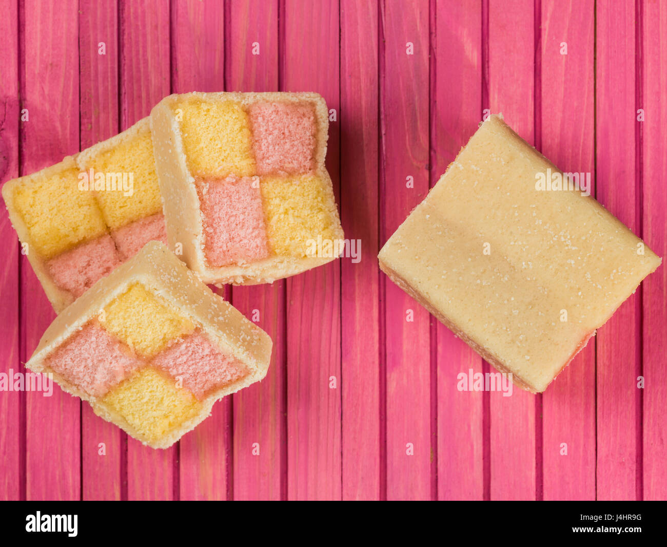 Battenberg cake hi-res stock photography and images - Alamy