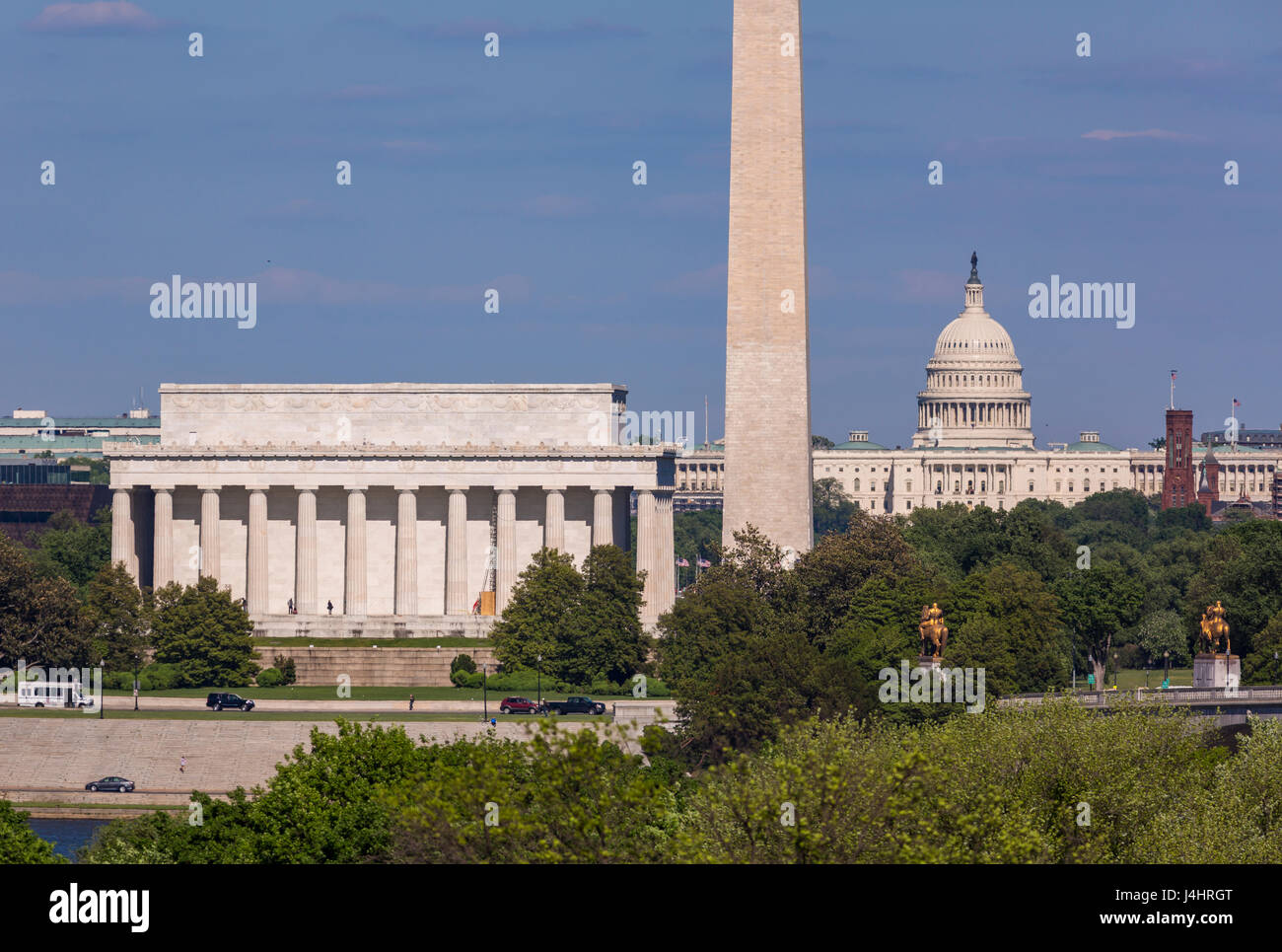 Washington dc skyline capitol hi-res stock photography and images - Alamy