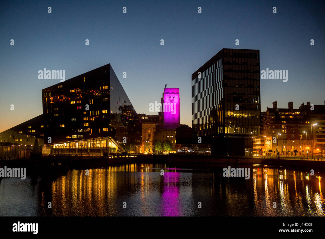 View of Liverpool Docks, Liverpool, England, UK Stock Photo - Alamy