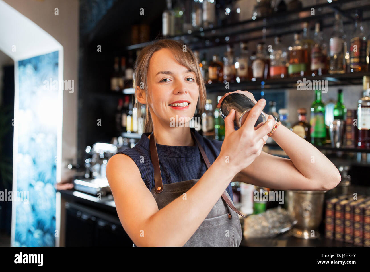 Cocktail waitress hi-res stock photography and images - Alamy