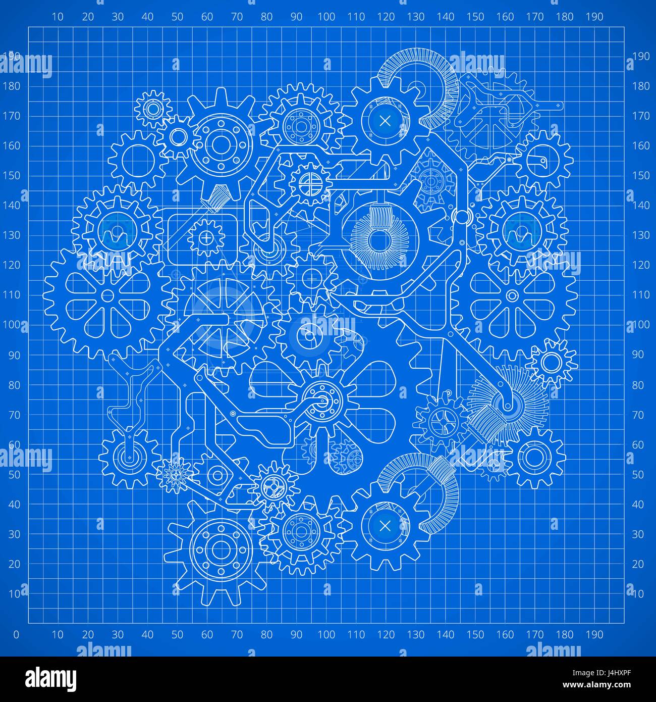 Mechanical engineering technology background Stock Vector Images - Alamy