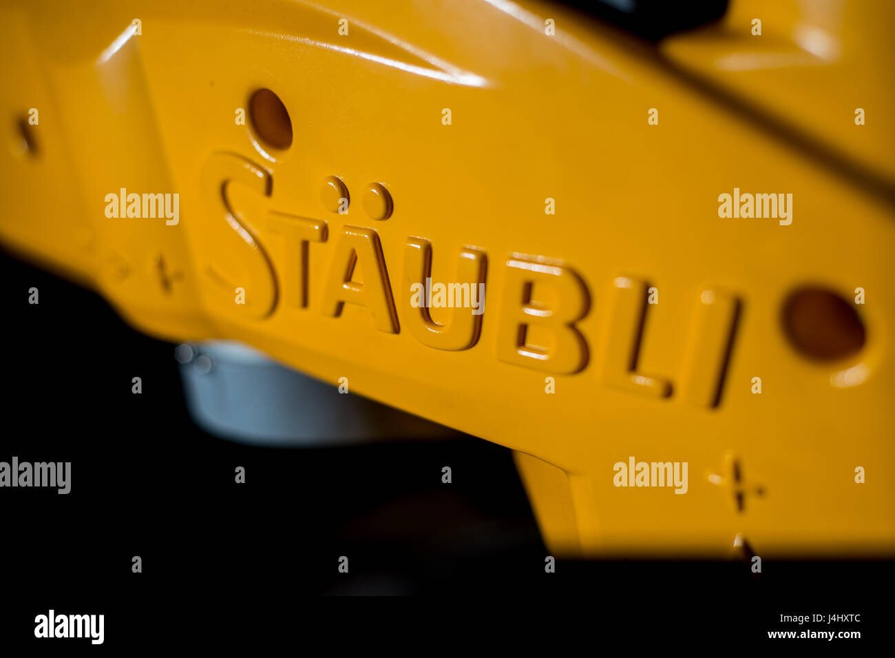 Detail shot of a Staubli robotic arm Stock Photo - Alamy