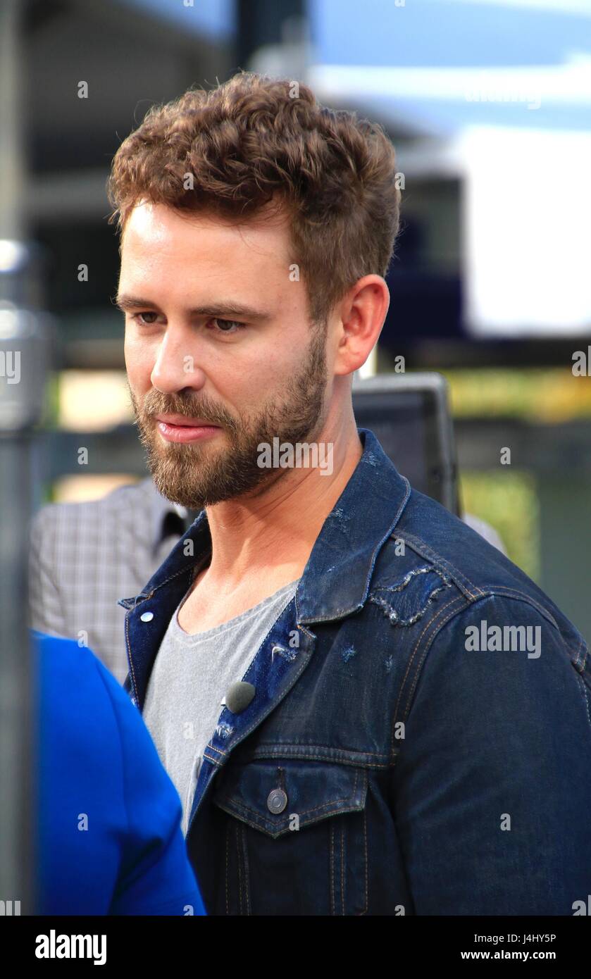 Nick Viall arrives at Universal Studios for an appearance on the ...