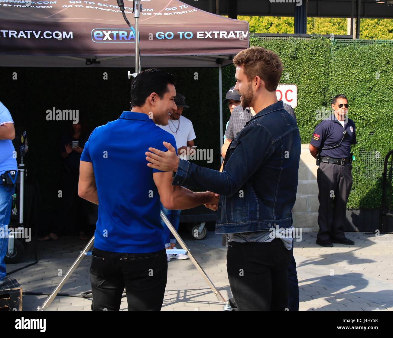 Nick Viall arrives at Universal Studios for an appearance on the ...