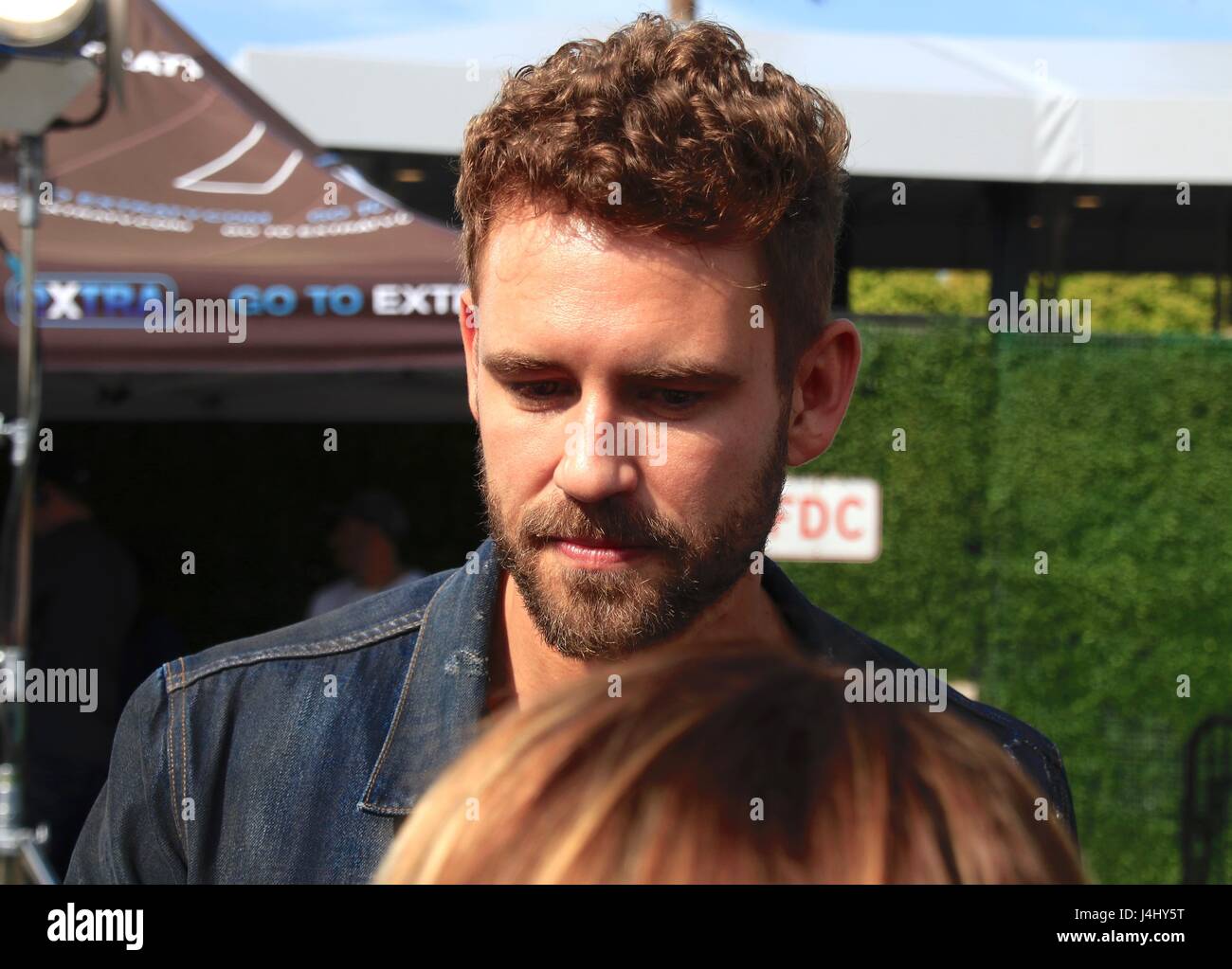 Nick Viall arrives at Universal Studios for an appearance on the ...