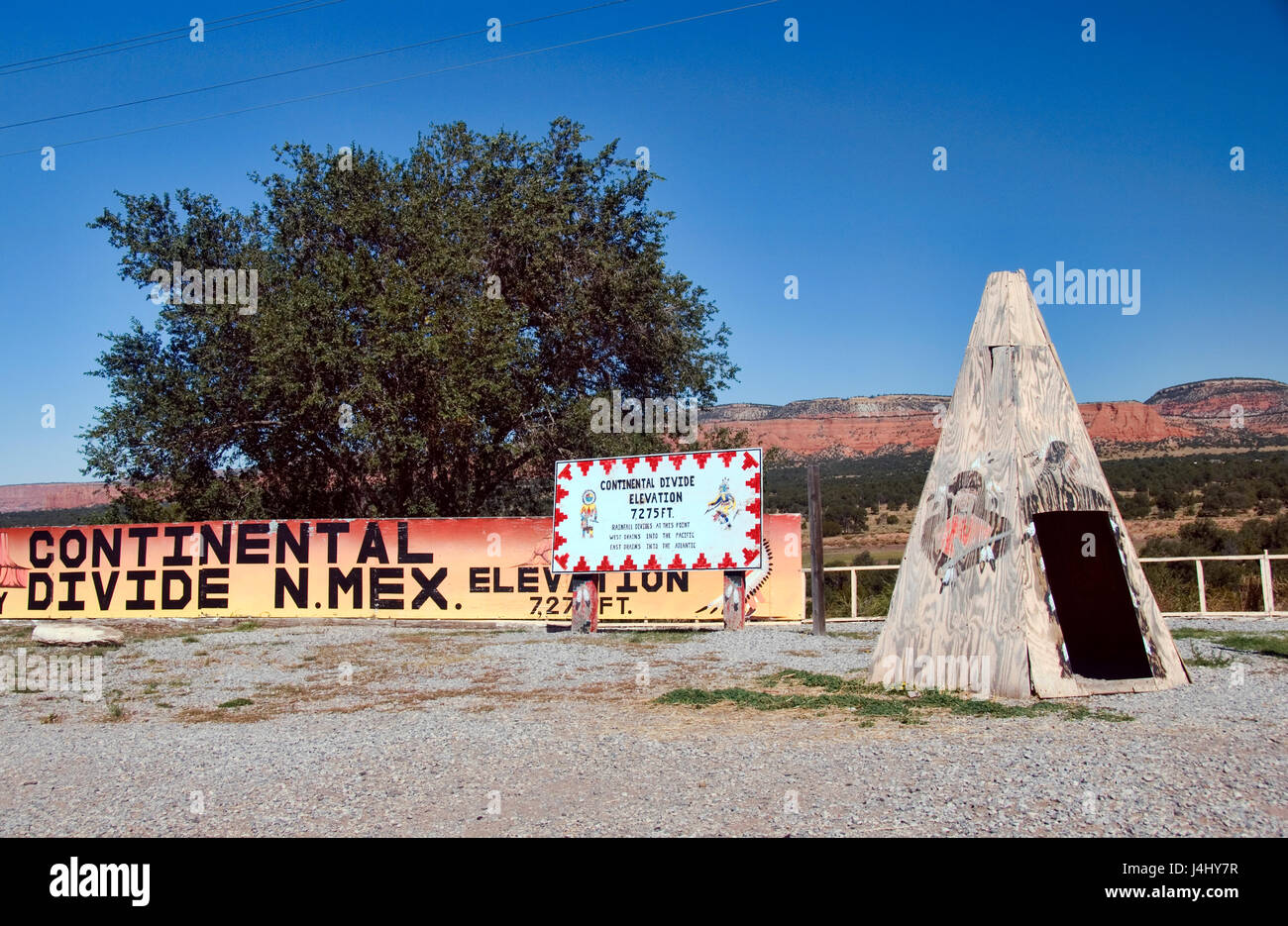 Wooden Tee Pee Stock Photo - Alamy