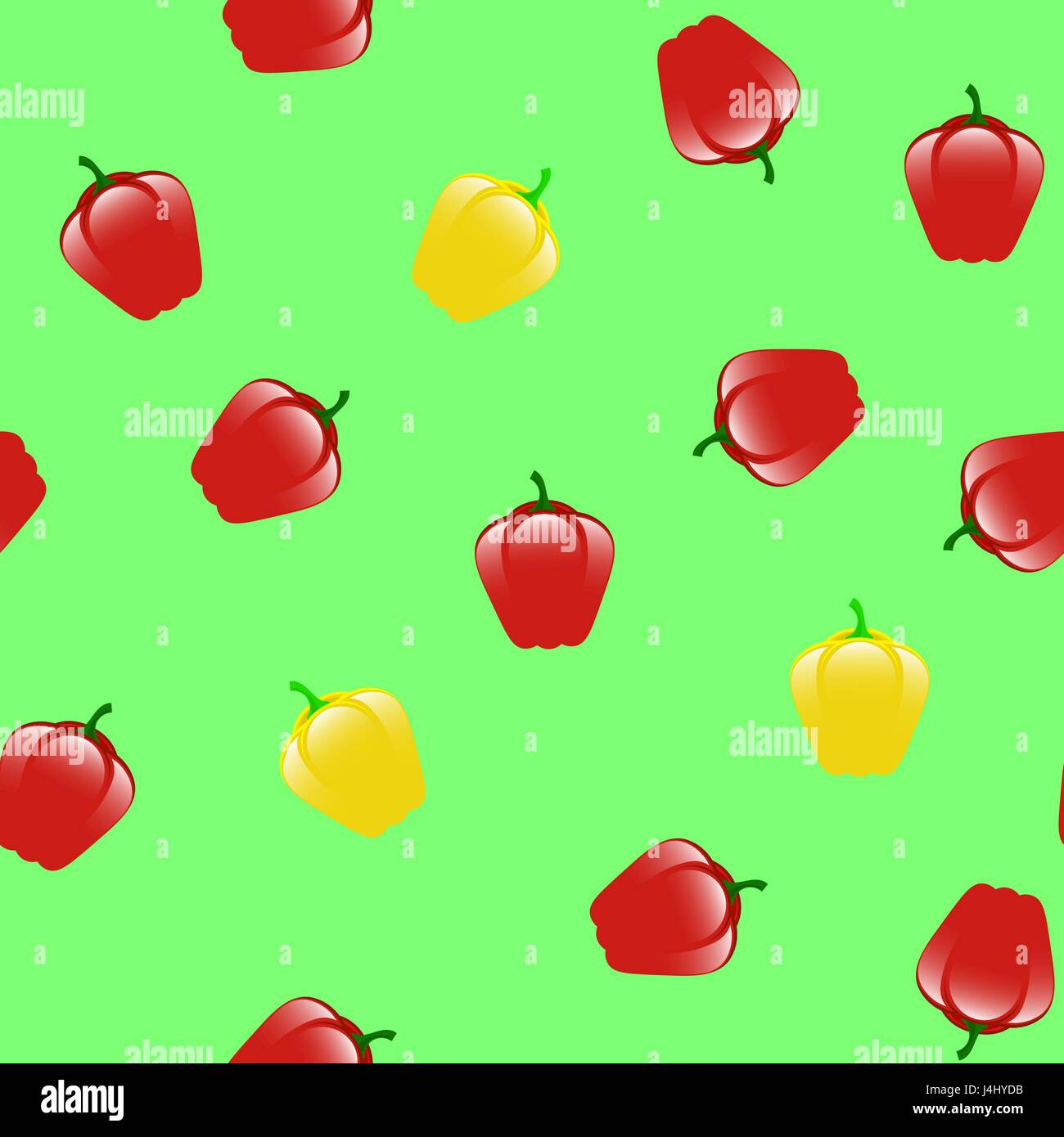 Bell pepper fresh yellow Stock Vector Images - Alamy