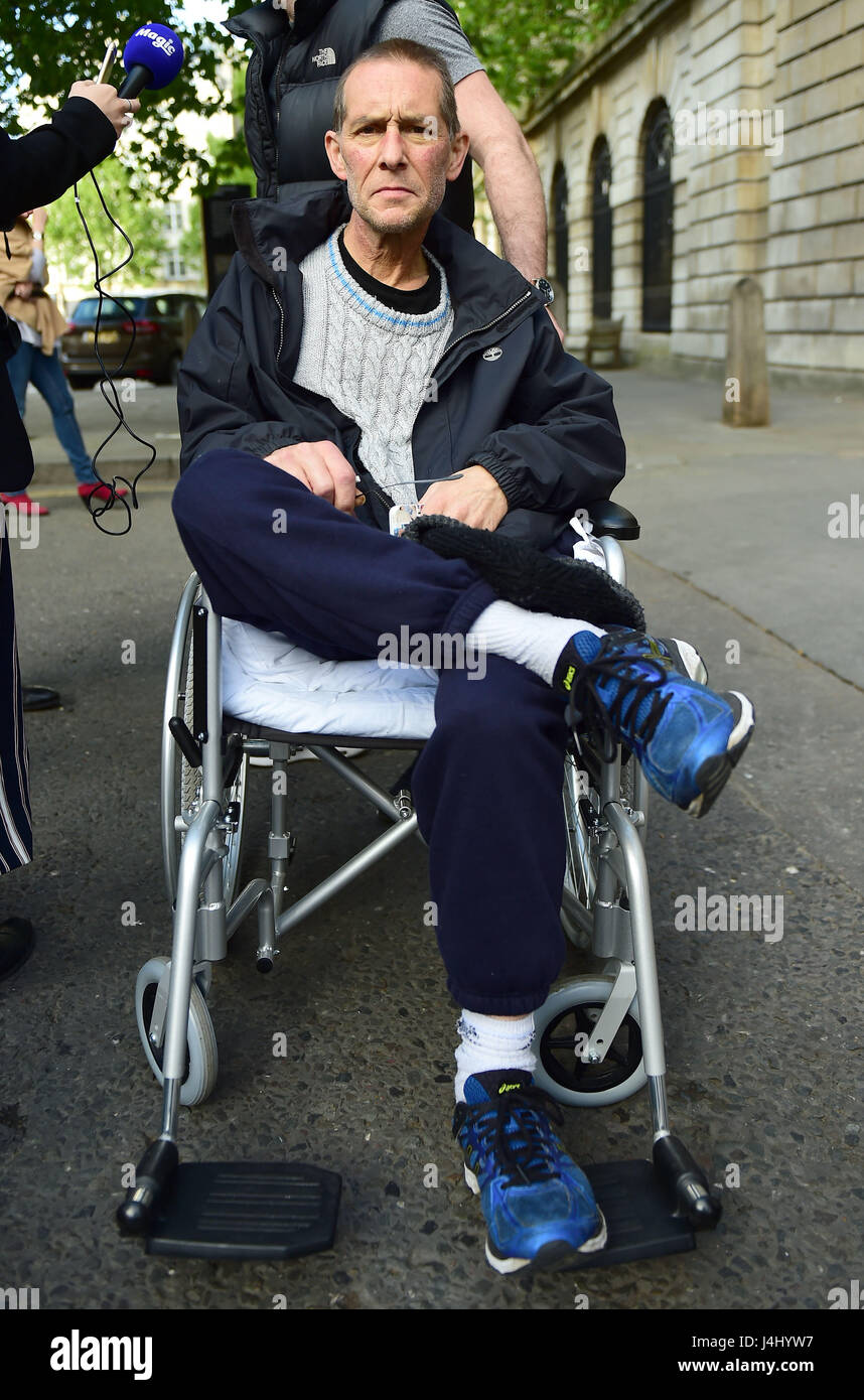 Anthony Brett outside St Bartholomew's Hospital in London, he was about ...