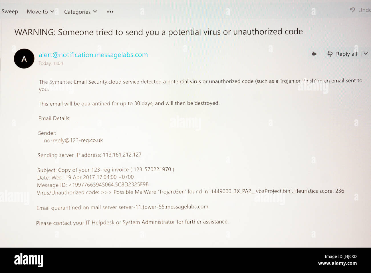 Cybersecurity warning hi-res stock photography and images - Alamy