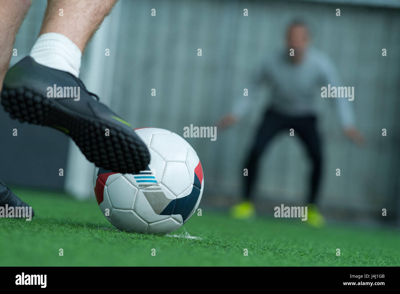 Penalty spot grass hi-res stock photography and images - Alamy