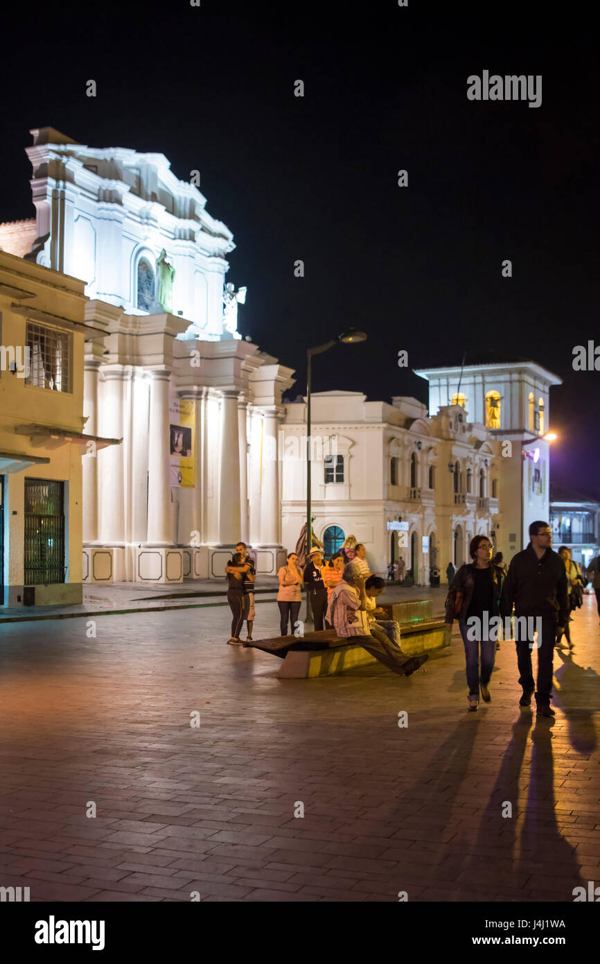Historical Center of Popayan, Colombia. Metropolitan Basilica Cathedral ...