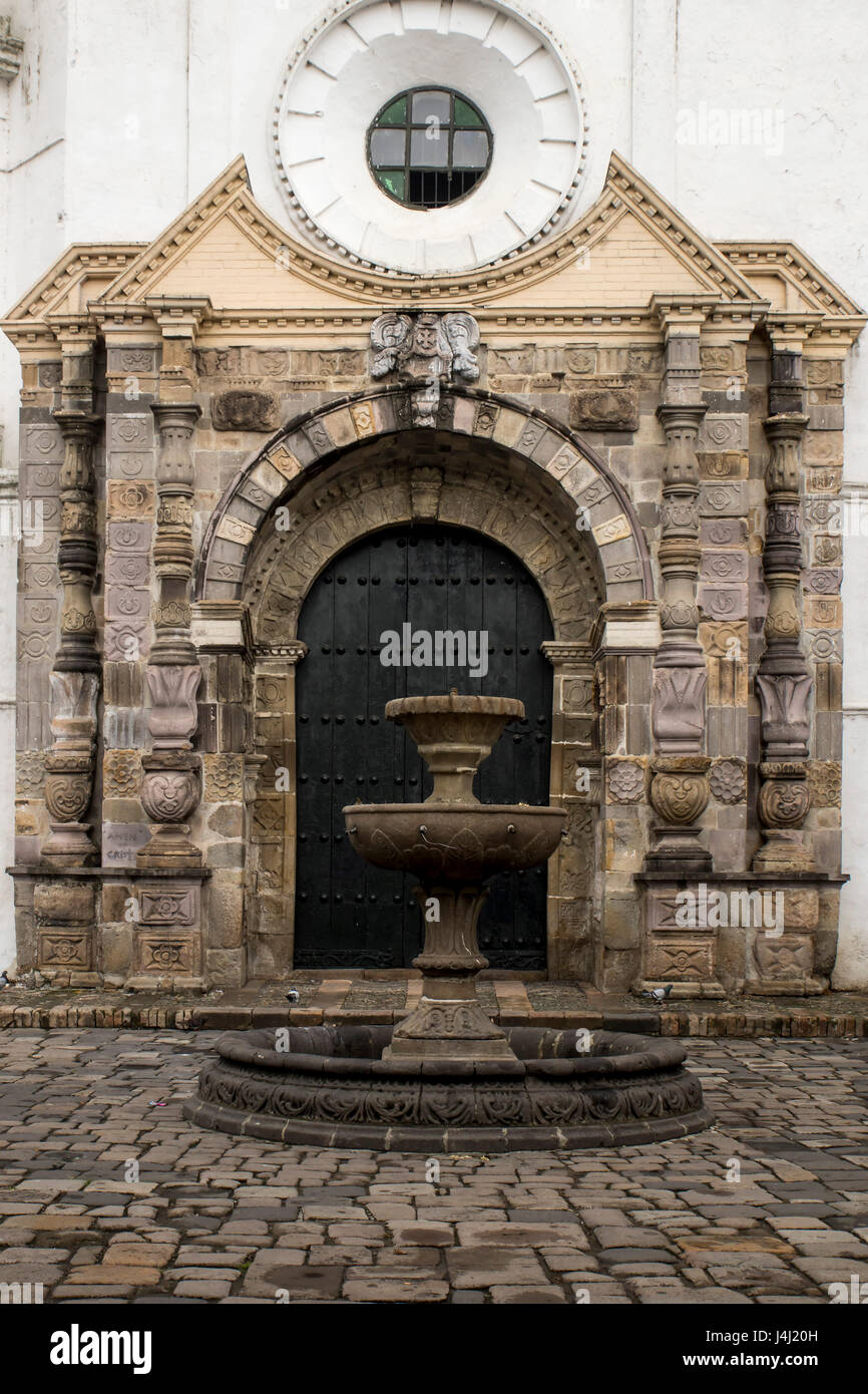 Historical Center of Popayan, Colombia. Church of Santo Domingo Stock ...
