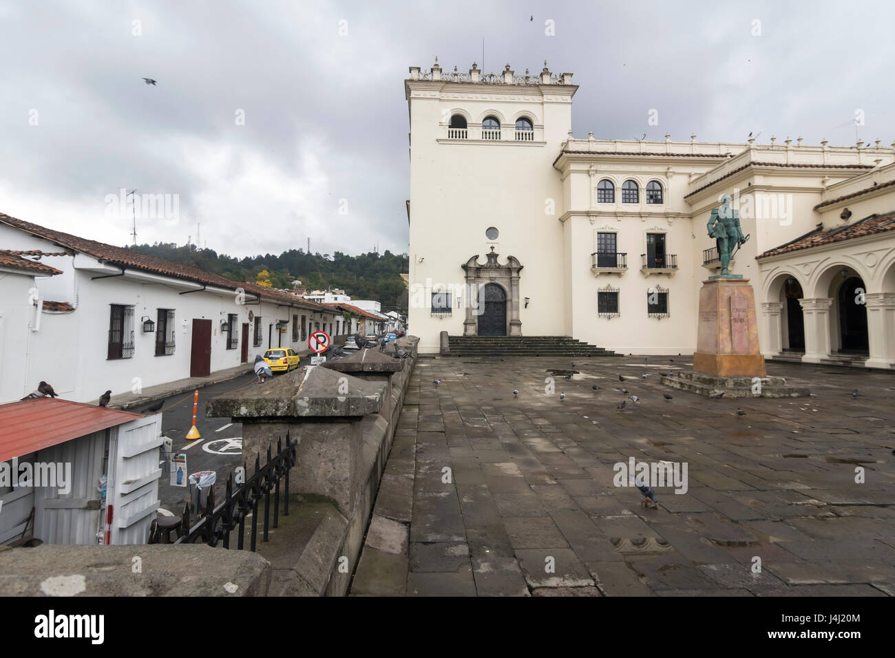 Historical Center of Popayan, Colombia. National Palace Stock Photo - Alamy