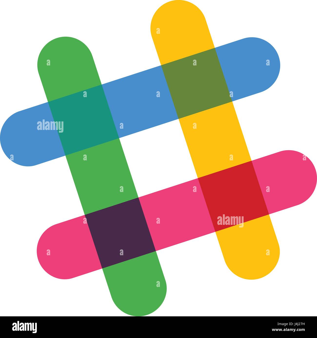 Slack logo Stock Vector Images - Alamy