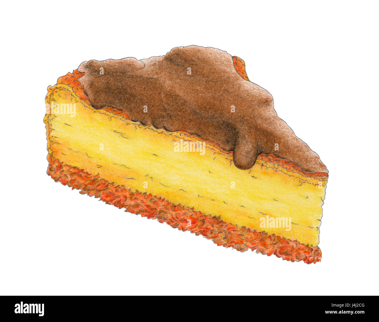 Cheesecake drawing hi-res stock photography and images - Alamy
