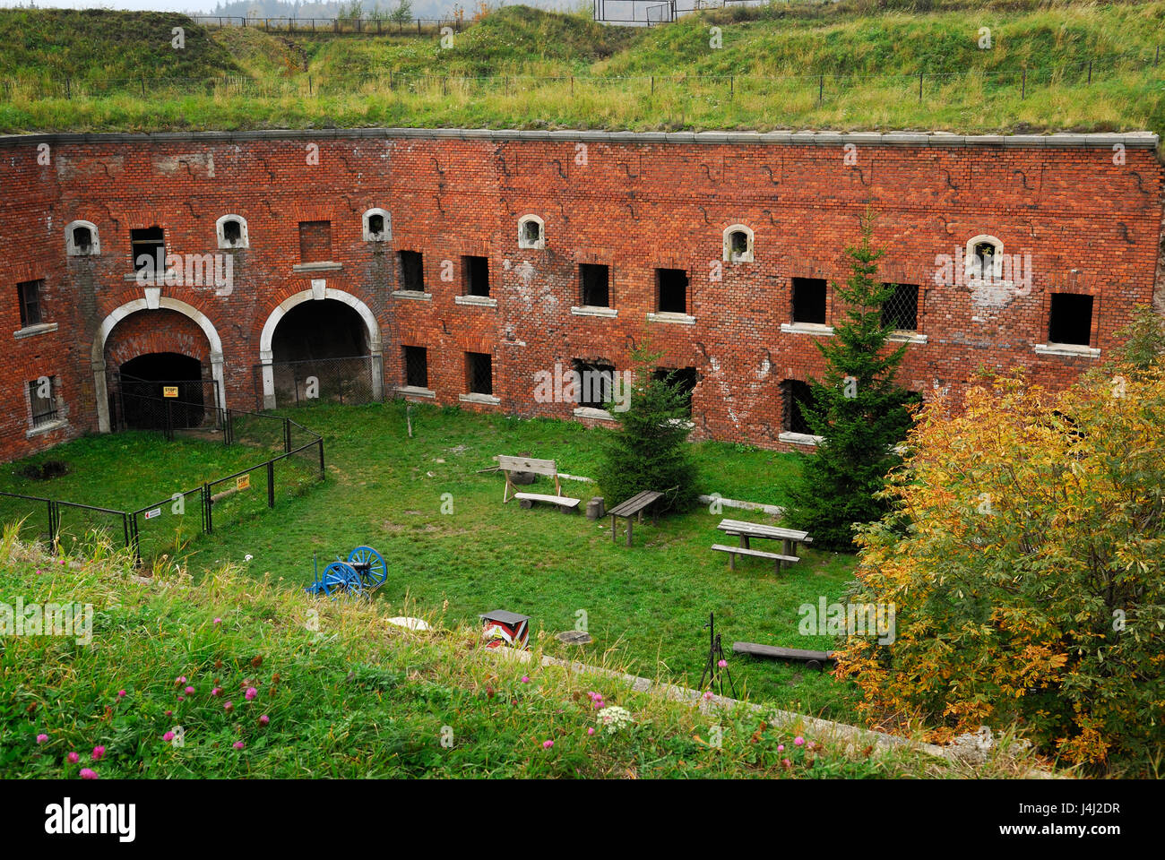 Polska, fort, fort silberberg silver mountain fort, lower silesia ...