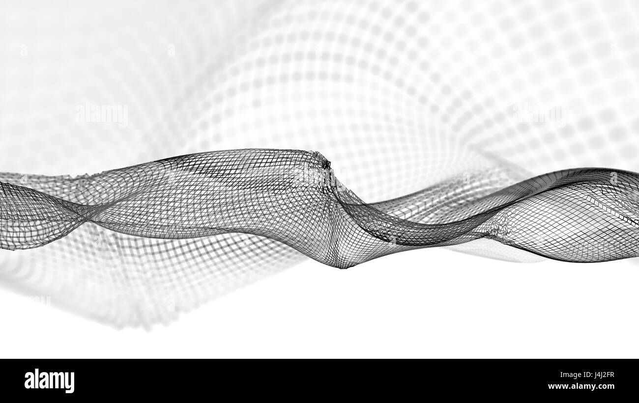 Abstract wave structure against a white background Stock Photo - Alamy