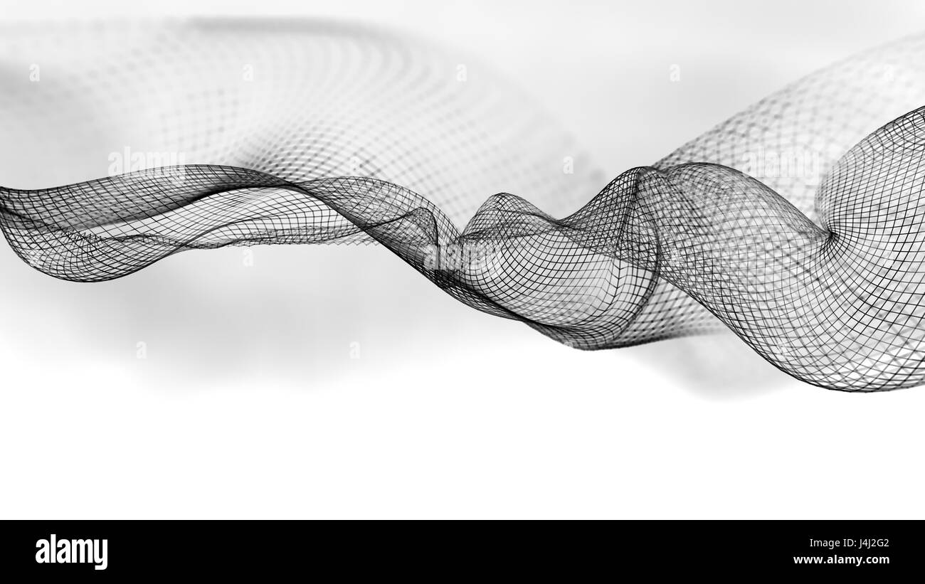 Abstract wave structure against a white background Stock Photo - Alamy