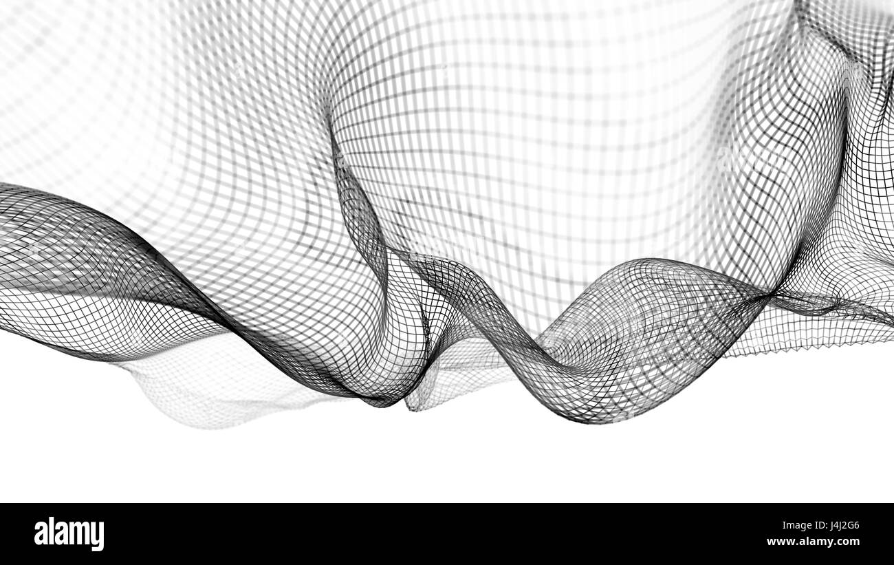 Abstract wave structure against a white background Stock Photo - Alamy