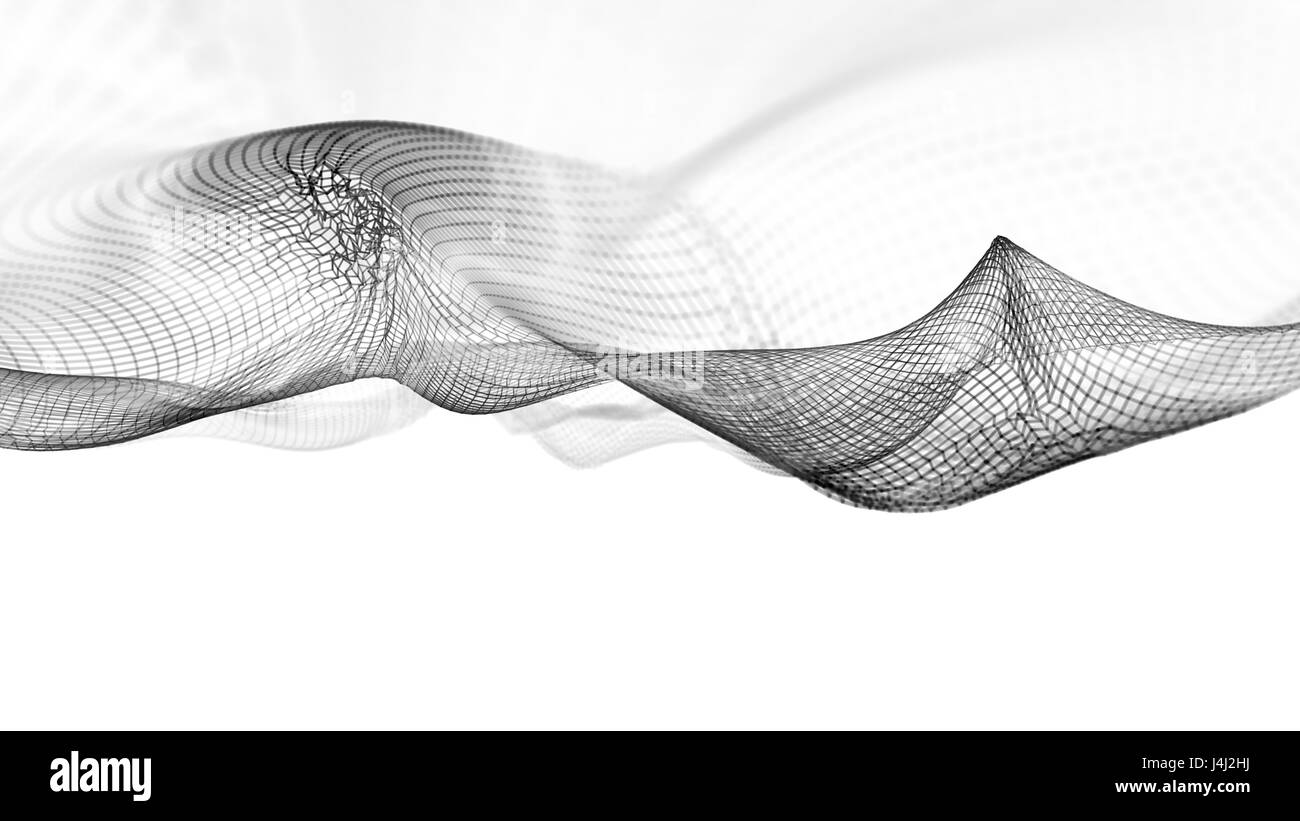 Abstract wave structure against a white background Stock Photo - Alamy