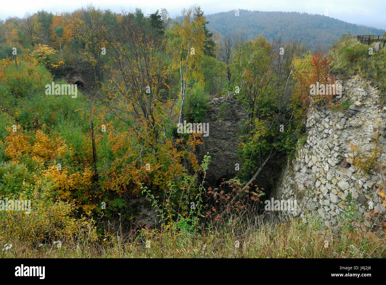 Polska, fort, fort silberberg silver mountain fort, lower silesia ...
