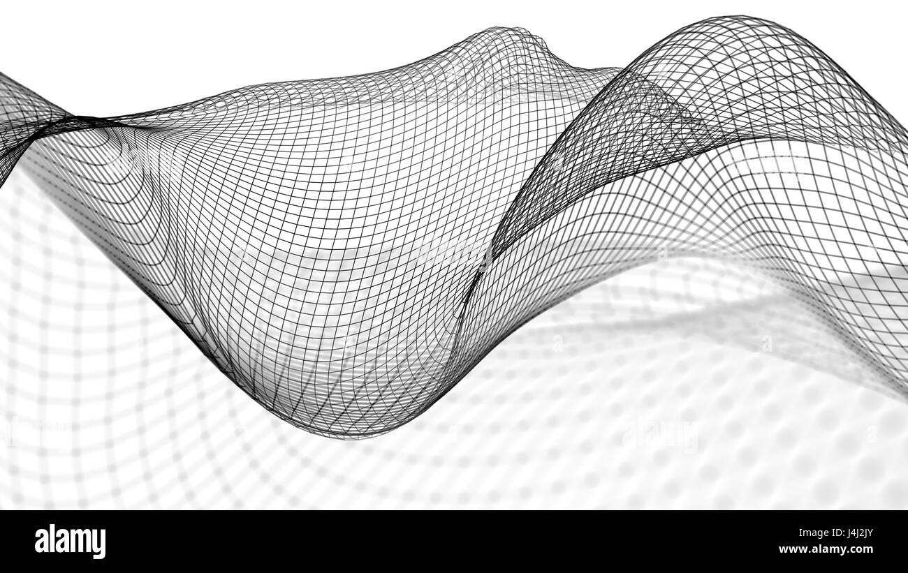 Abstract wave structure against a white background Stock Photo - Alamy