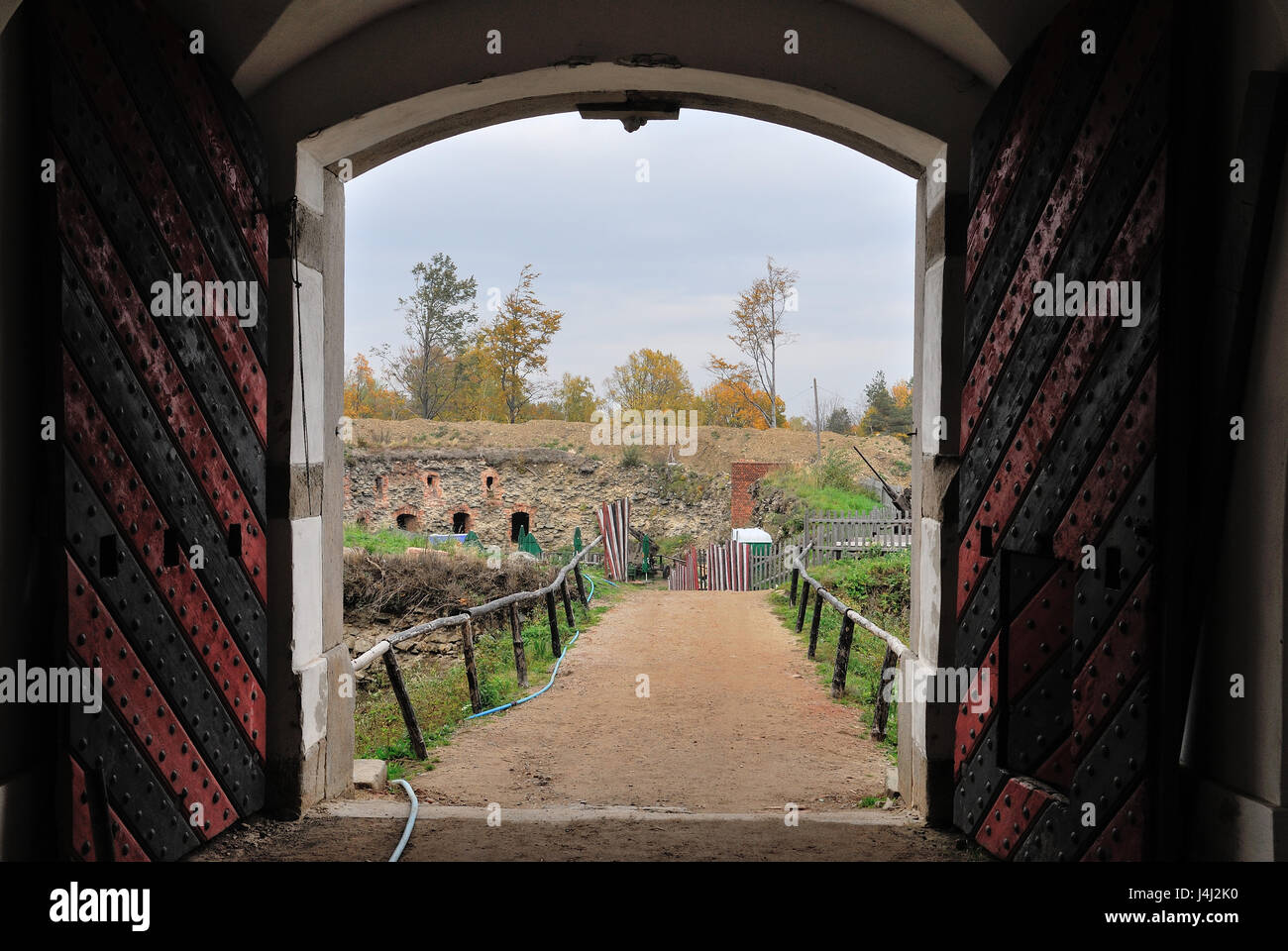 Polska, fort, fort silberberg silver mountain fort, lower silesia ...