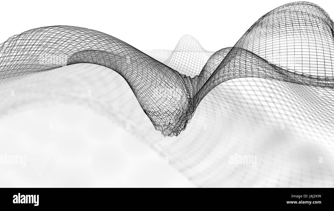 Abstract wave structure against a white background Stock Photo - Alamy