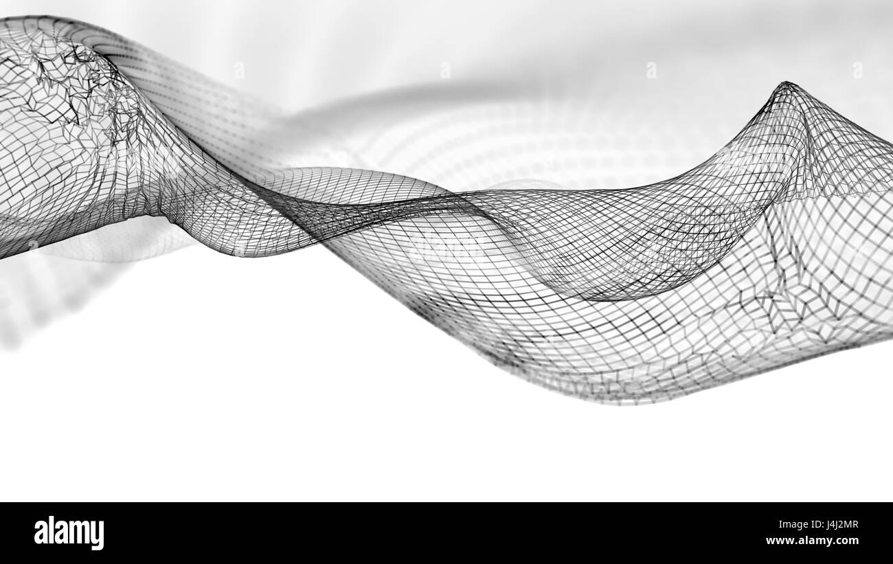 Abstract wave structure against a white background Stock Photo - Alamy