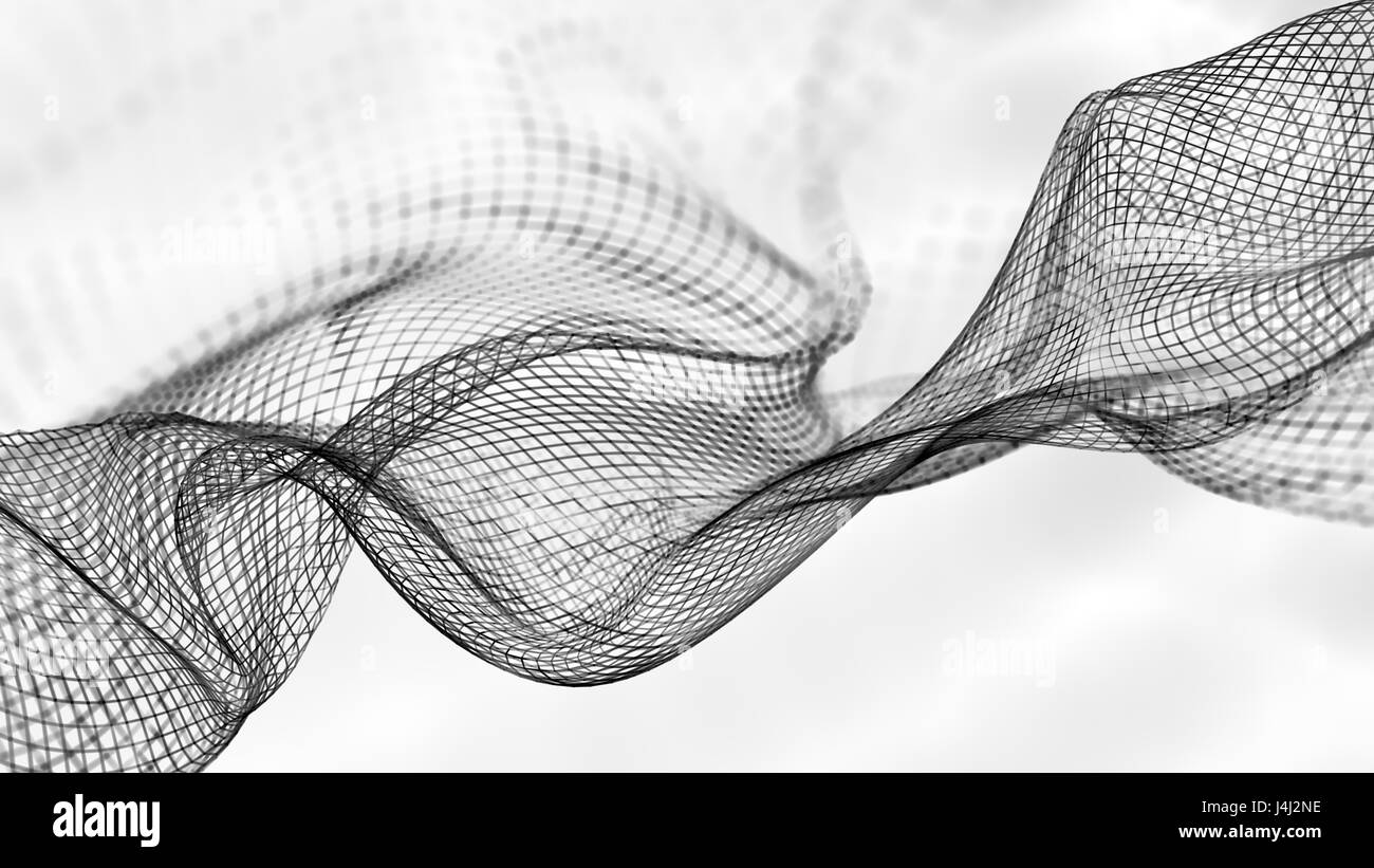 Abstract wave structure against a white background Stock Photo - Alamy