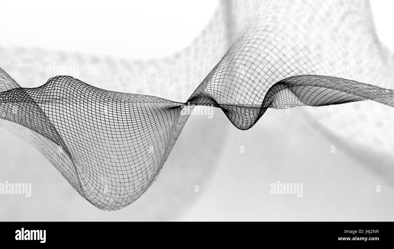 Abstract wave structure against a white background Stock Photo - Alamy