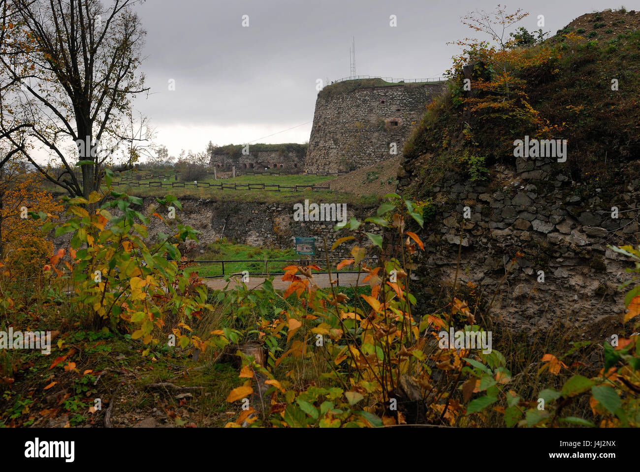 europe, fort, fort silberberg silver mountain fort, lower silesia ...