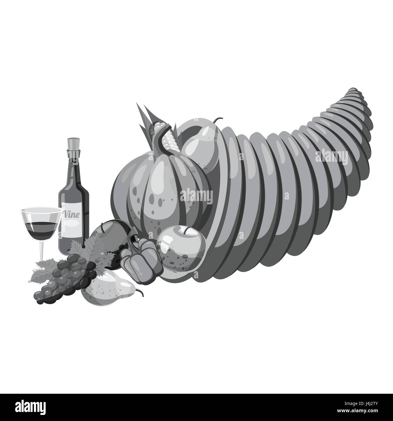 Cornucopia As Symbol Of Plenty Stock Photos & Cornucopia As Symbol Of ...