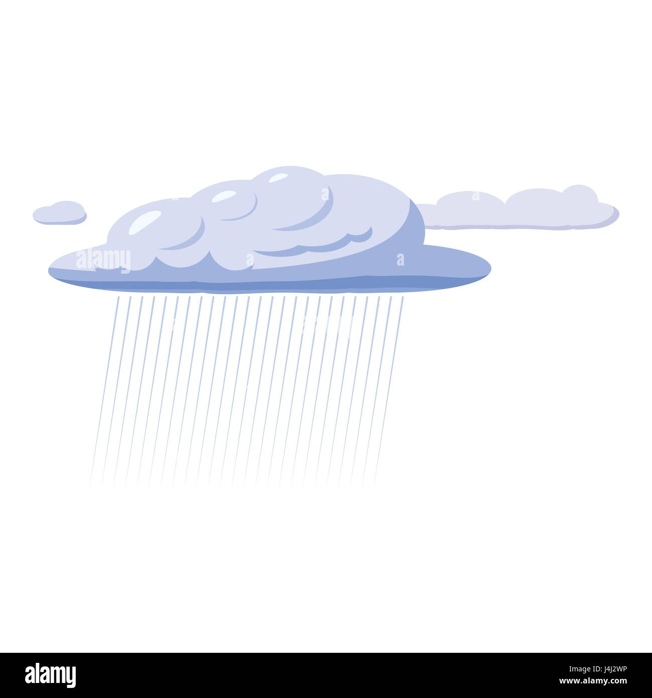 Heavy rain icon, cartoon style Stock Vector Image & Art - Alamy