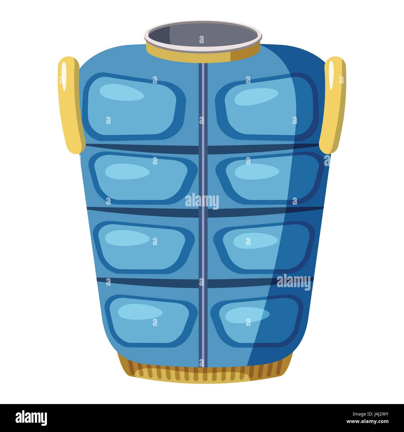 Blue warm vest icon, cartoon style Stock Vector Image & Art - Alamy
