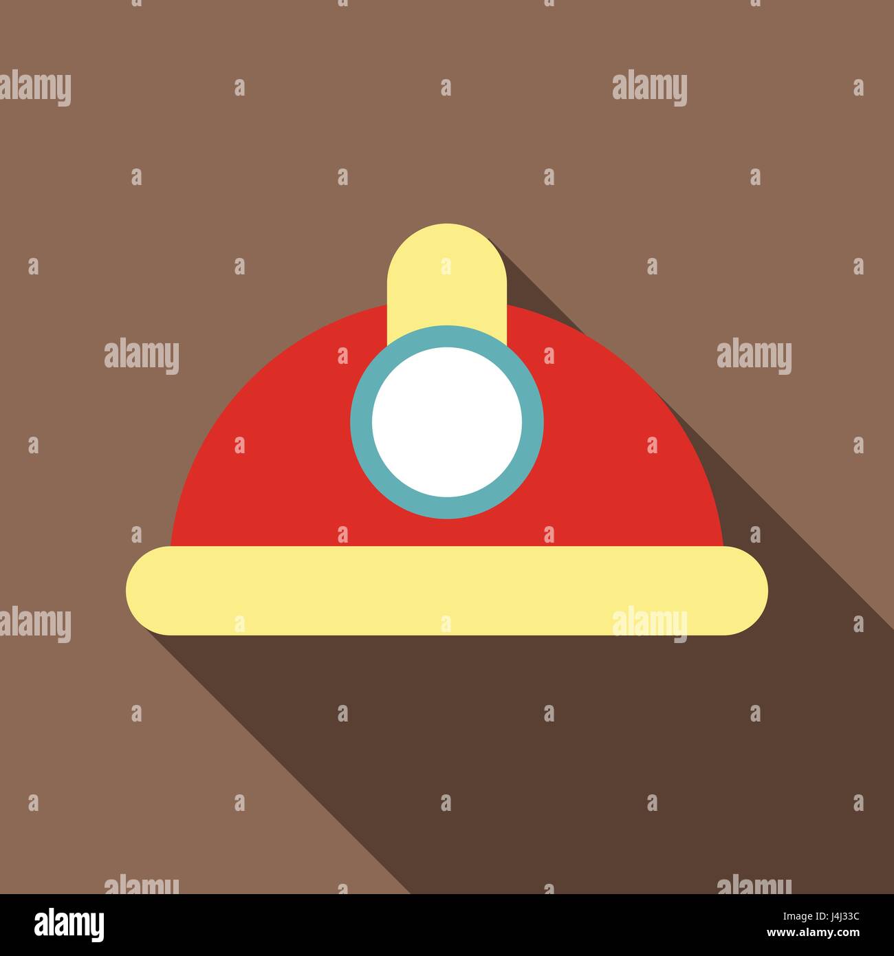 Miner with headlamp Stock Vector Images - Alamy