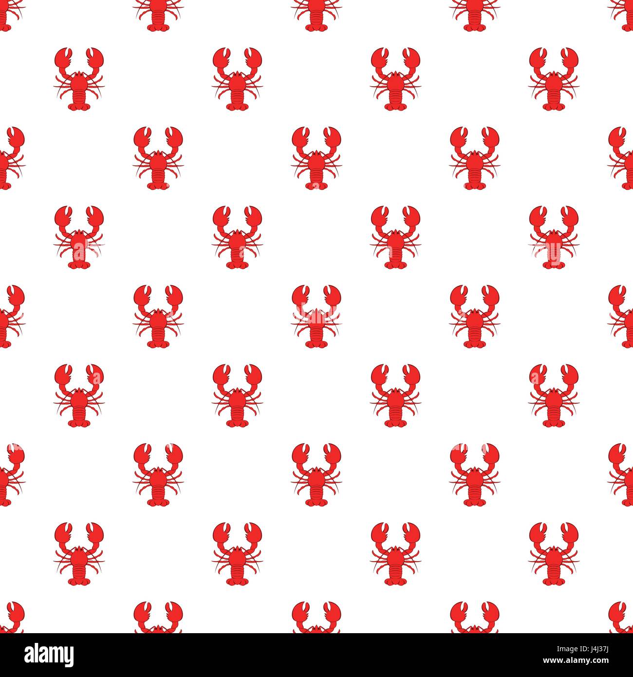 Lobster pattern, cartoon style Stock Vector Image & Art - Alamy