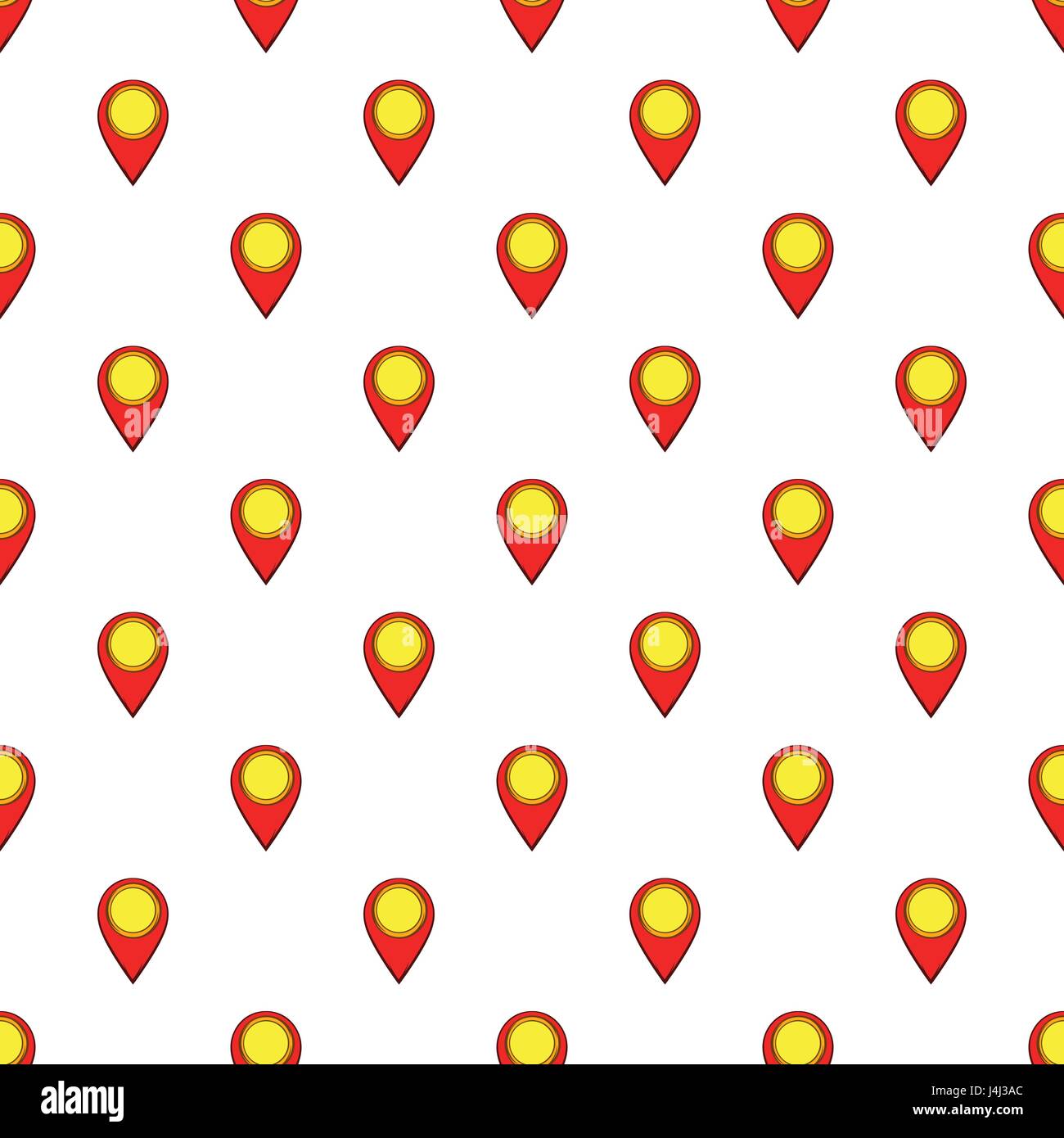GPS pattern, cartoon style Stock Vector Image & Art - Alamy