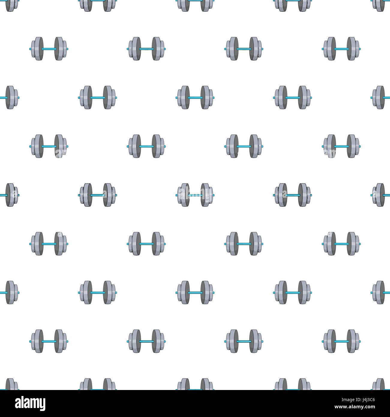 Dumbbell pattern, cartoon style Stock Vector Image & Art - Alamy