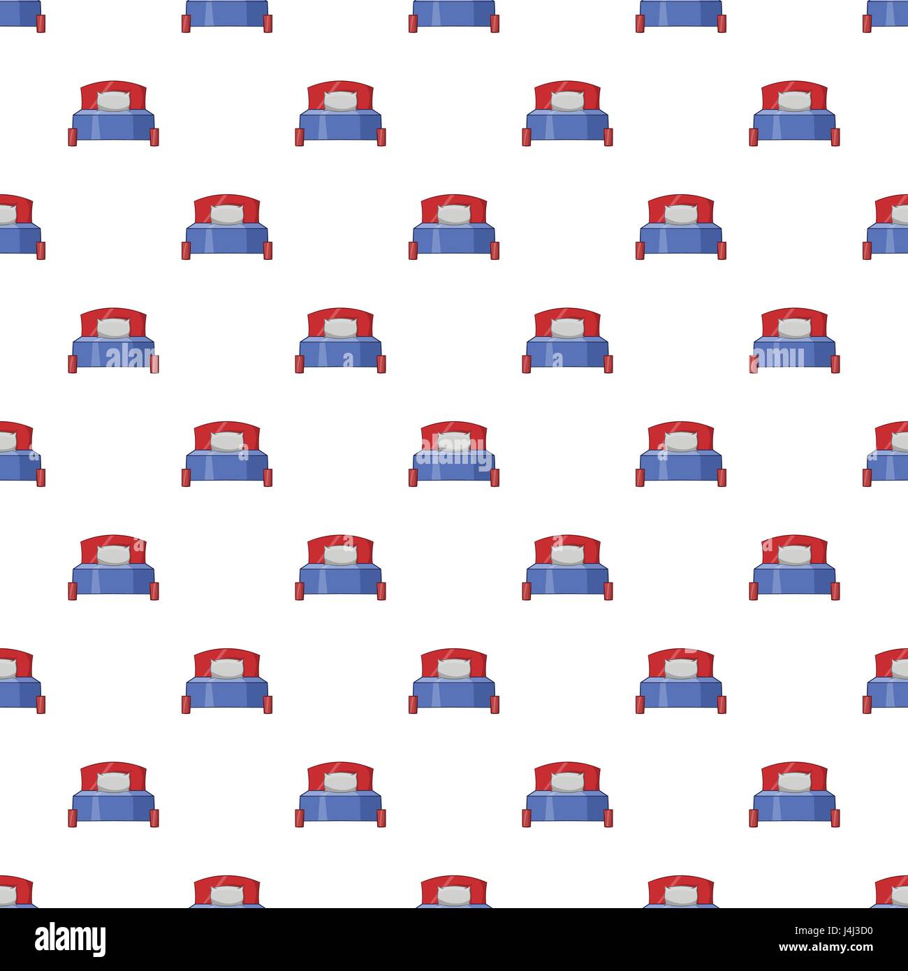 Bed pattern, cartoon style Stock Vector Image & Art - Alamy