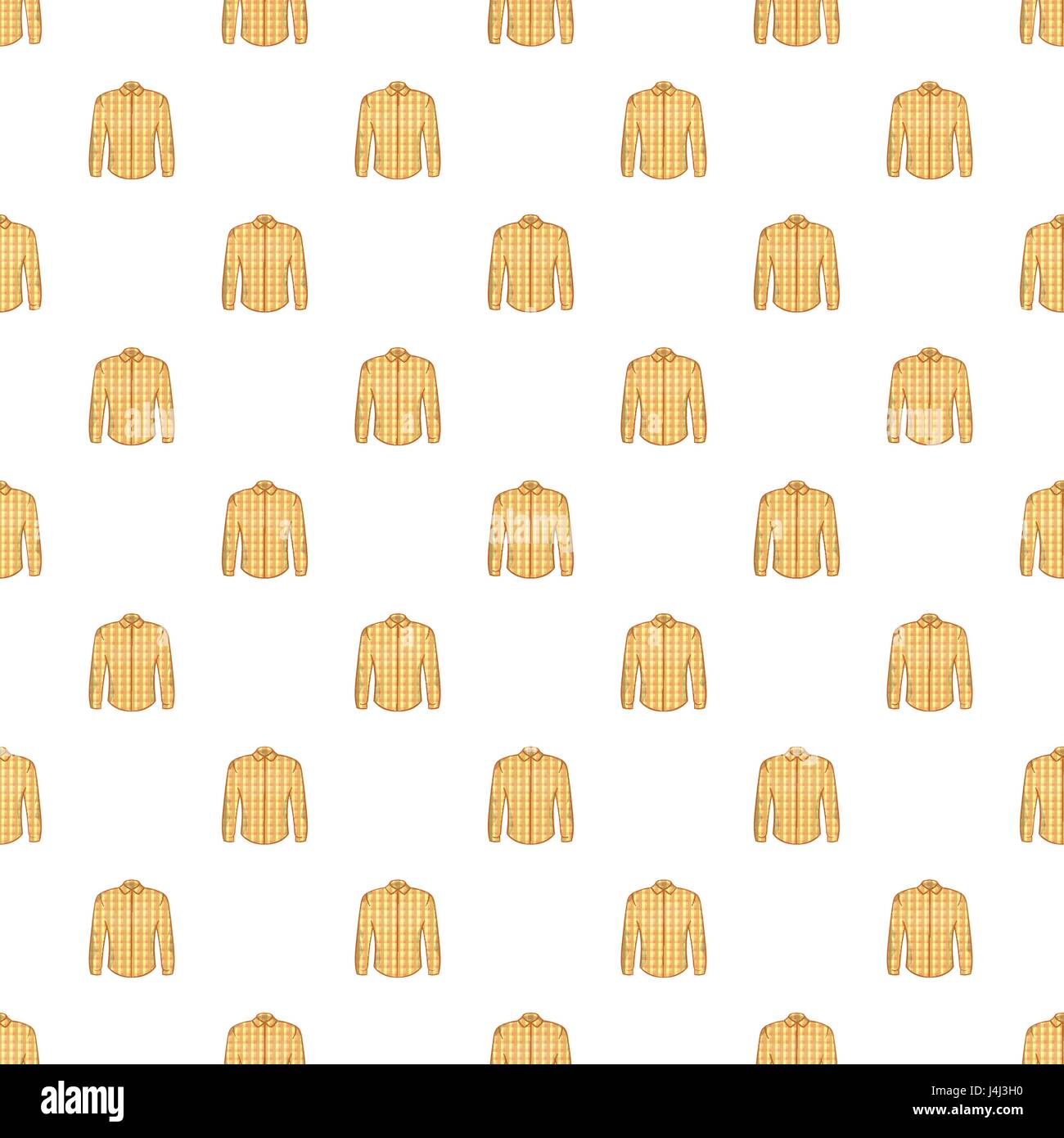 Men shirt pattern, cartoon style Stock Vector Image & Art - Alamy