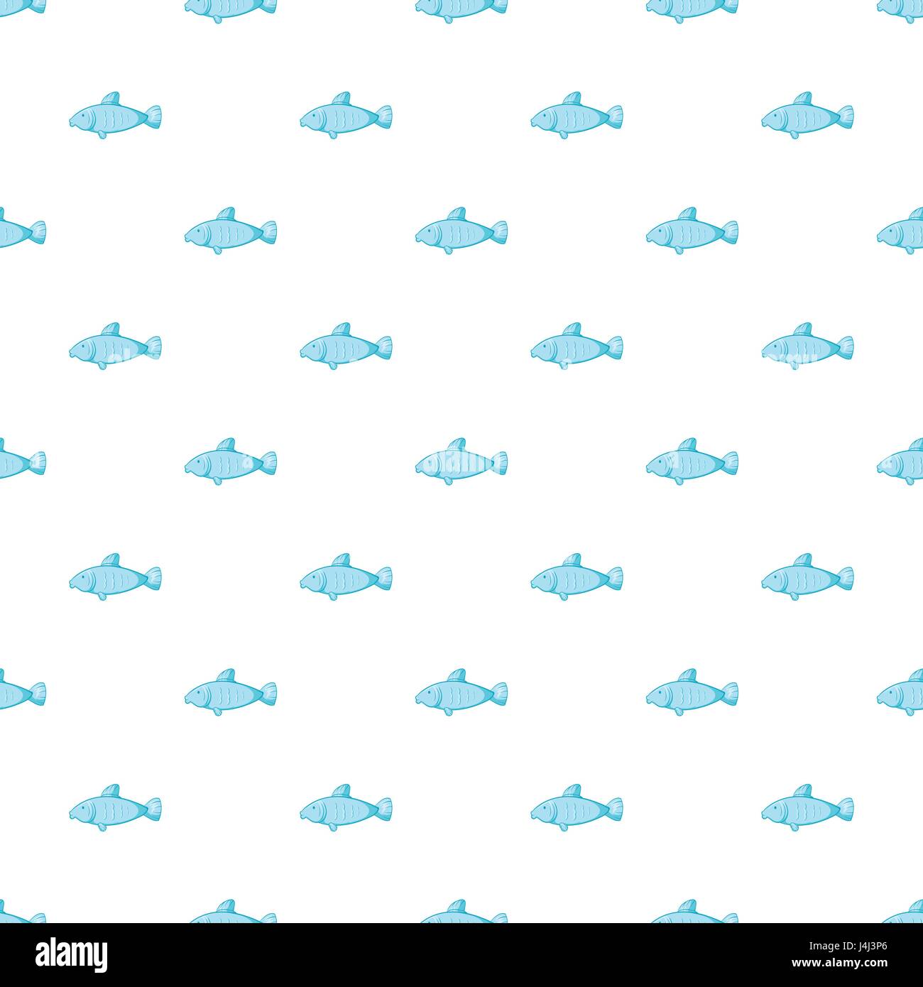 Fish pattern, cartoon style Stock Vector Image & Art - Alamy