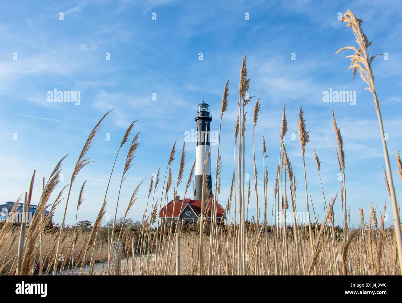 Fire Island Lighthouse at the Fire Island National Seashore, Long ...