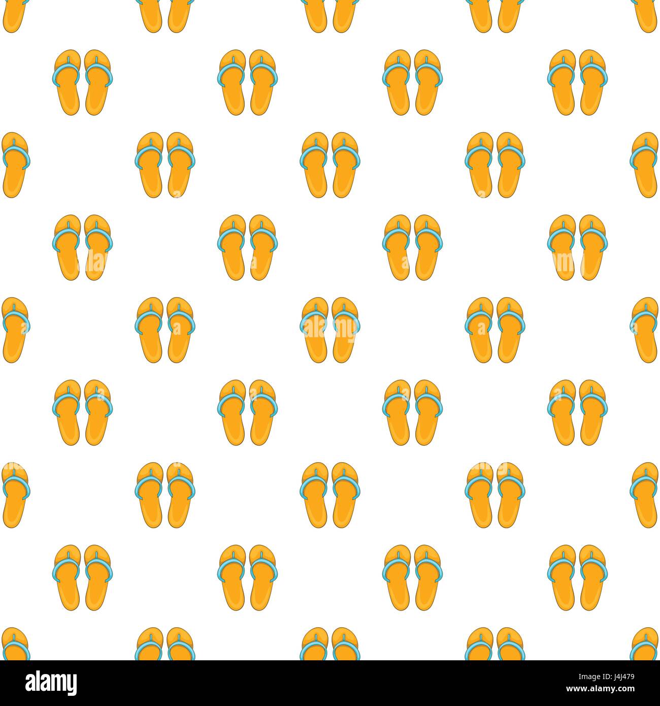 Flip flops pattern, cartoon style Stock Vector Image & Art - Alamy