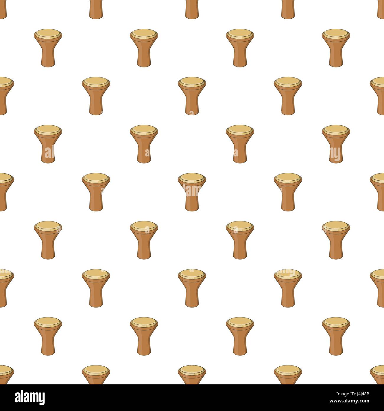 Darbuka, percussive musical instrument pattern Stock Vector Image & Art ...